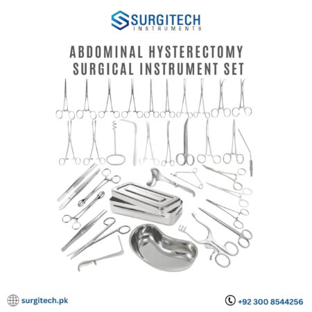 ABDOMINAL HYSTERECTOMY SURGICAL INSTRUMENT SET – Surgitech